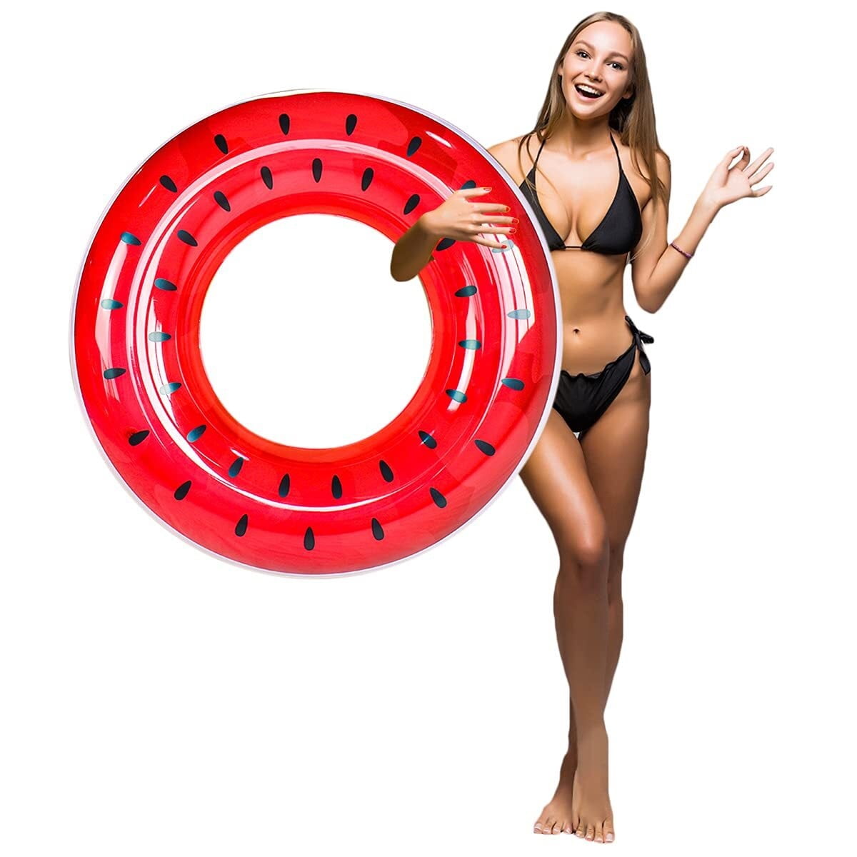 B Watermelon Pool Floats, Pool Float for Adult,Adult Swim Tube, Adult Swim Ring,Water Fun Large ...