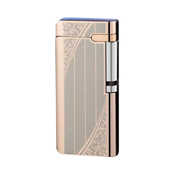B Windproof Straight Torch Red Flame Small Torch Lighter With Butane ...