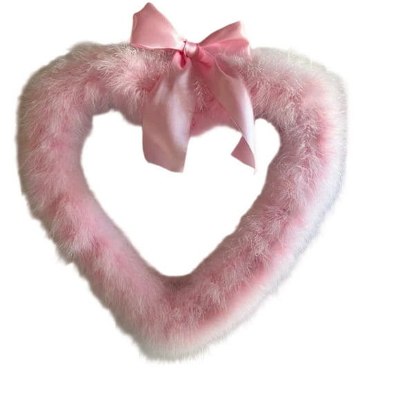 B Wreath For Valentines Day Decoration On Doors Windows And Walls Party ...