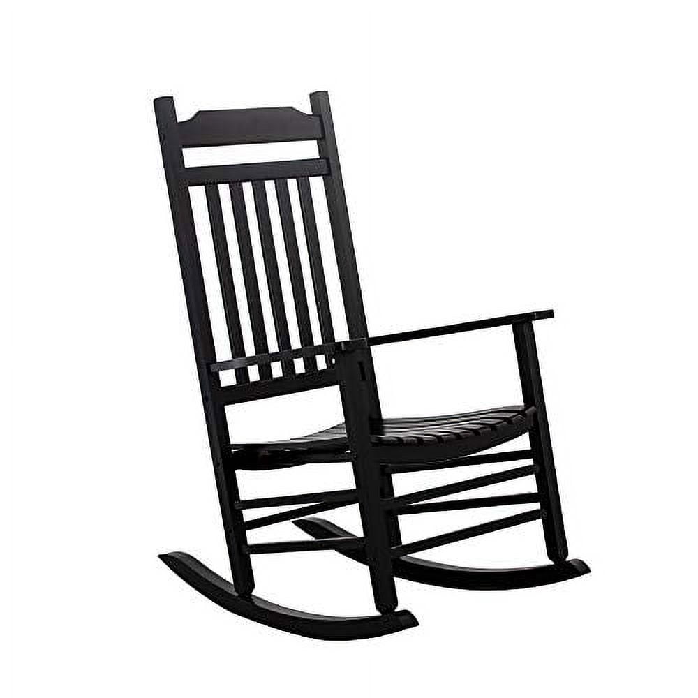 B&Z KD-30B Adult's Classic Wooden Rocking Chair, Porch Rocker for ...