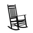 B&Z KD-30B Adult's Classic Wooden Rocking Chair, Porch Rocker for ...