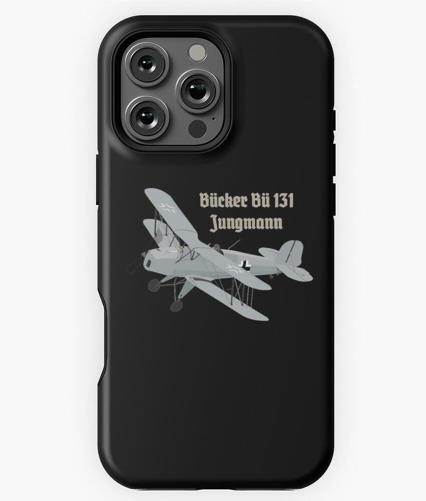 Bücker Bü 131 German WW2 Plane N1212 Phone Case for iPhone 17 16 15 14 ...