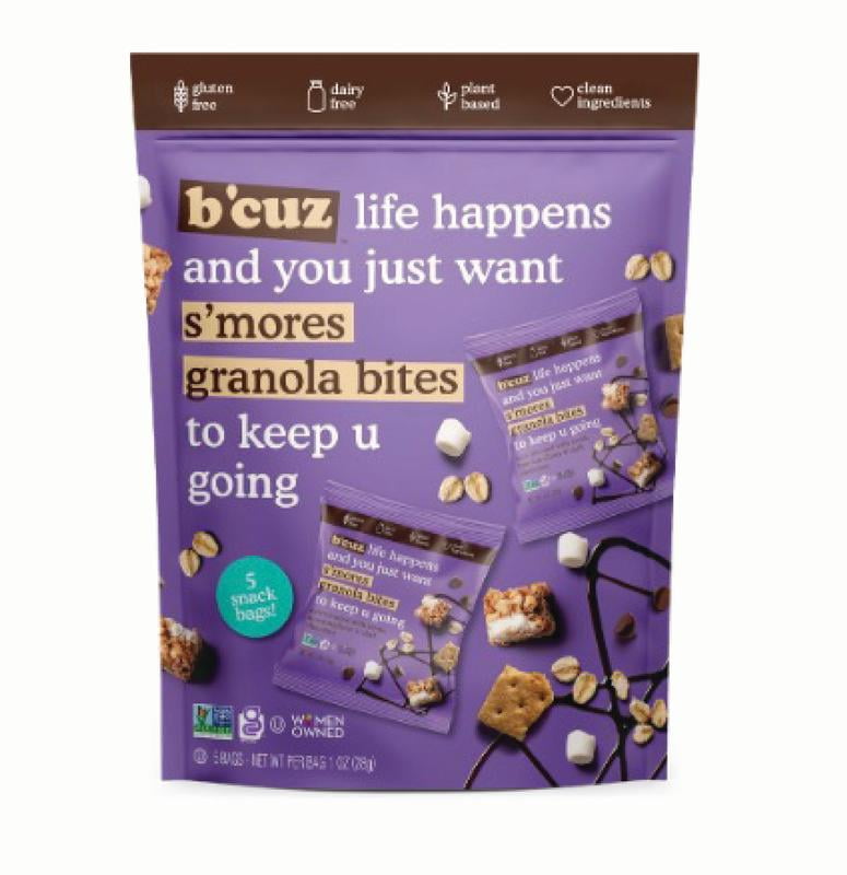 B'cuz Granola Bites S'mores, 5 Pack of 1 oz bags - Walmart.com