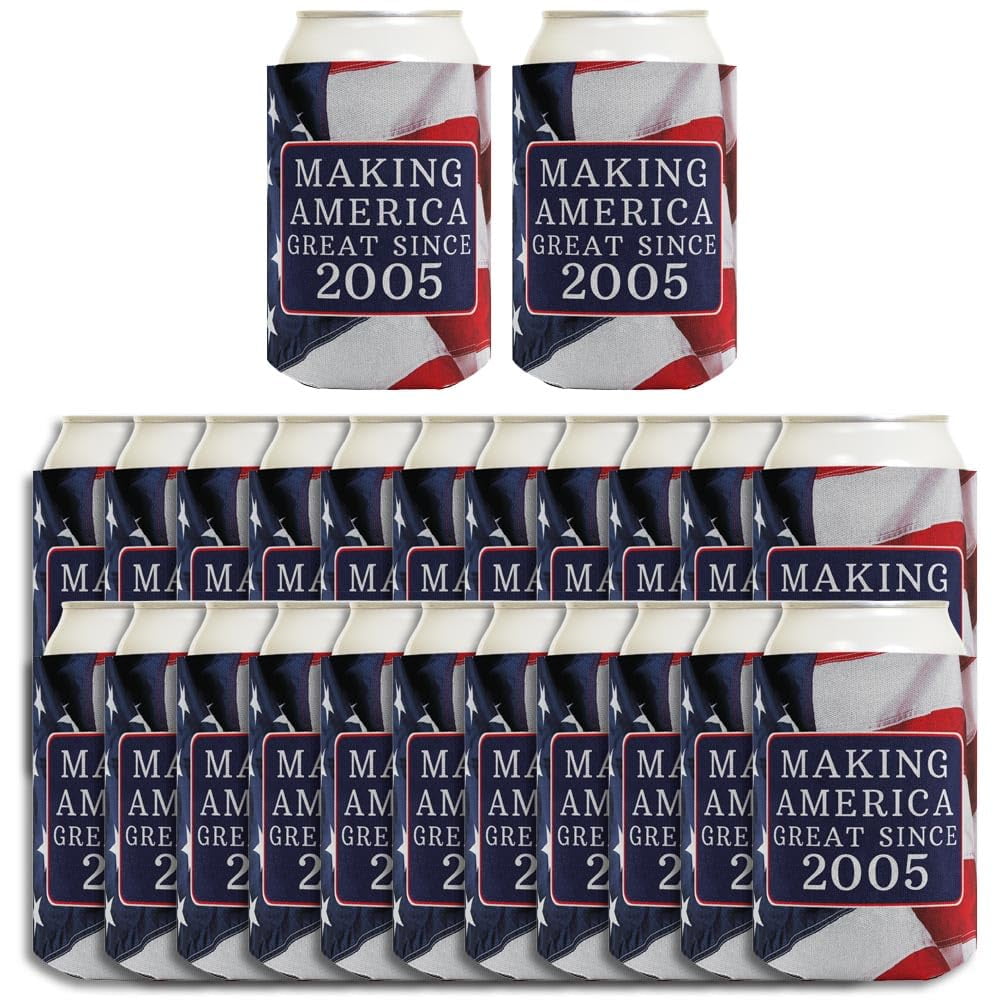 B-day Gifts for 21st Birthday Making America Great Since 2005 24-pack ...
