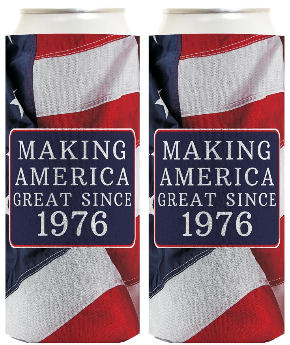 B-day Gifts for 50th Birthday Making America Great Since 1976 2-Pack ...