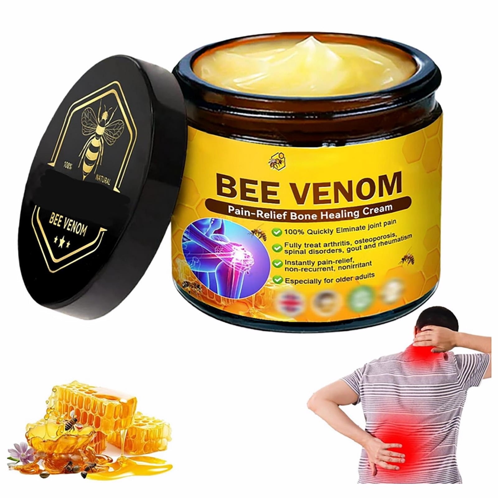 Běe_Vénóm Relief Cream,Botulinum Bone Skin Care Products_Joint Soothing ...