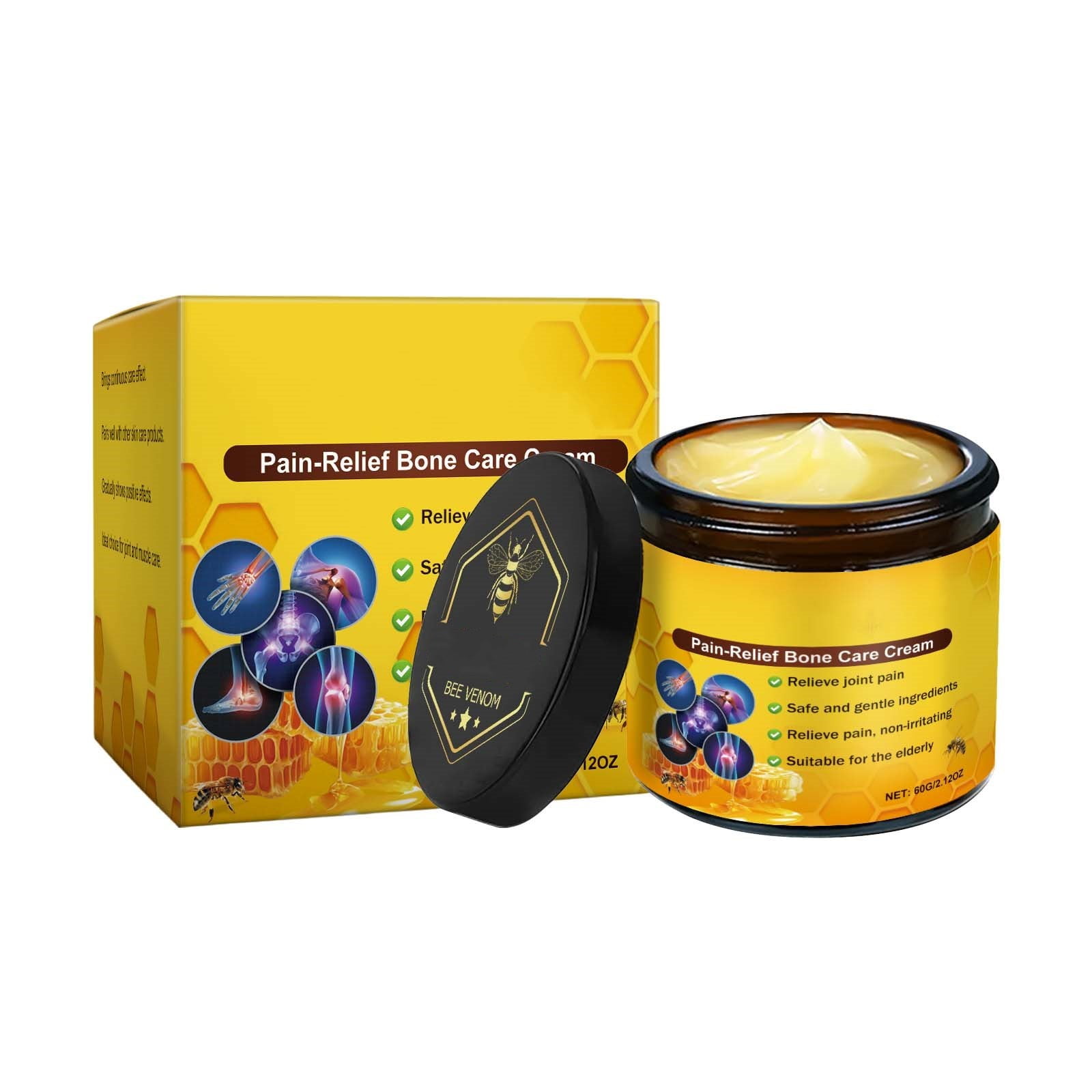Běe_Vénóm Relief Cream,Botulinum Bone Skin Care Products_Joint Soothing ...