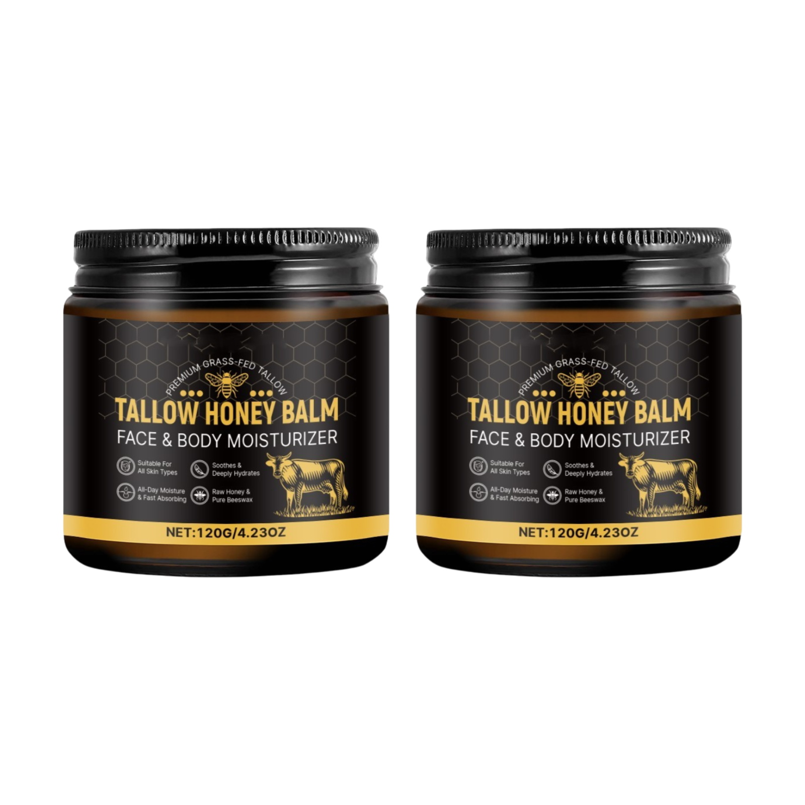 Béef Tallōw for Skin, Béef Tallōw for Face, Hydrating Tallōw Bálm with ...