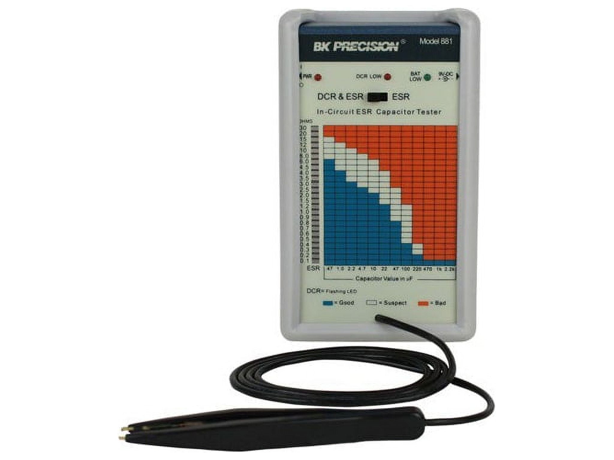 B&k Precision Meter,In-Circuit,Esr 881 - Walmart.com