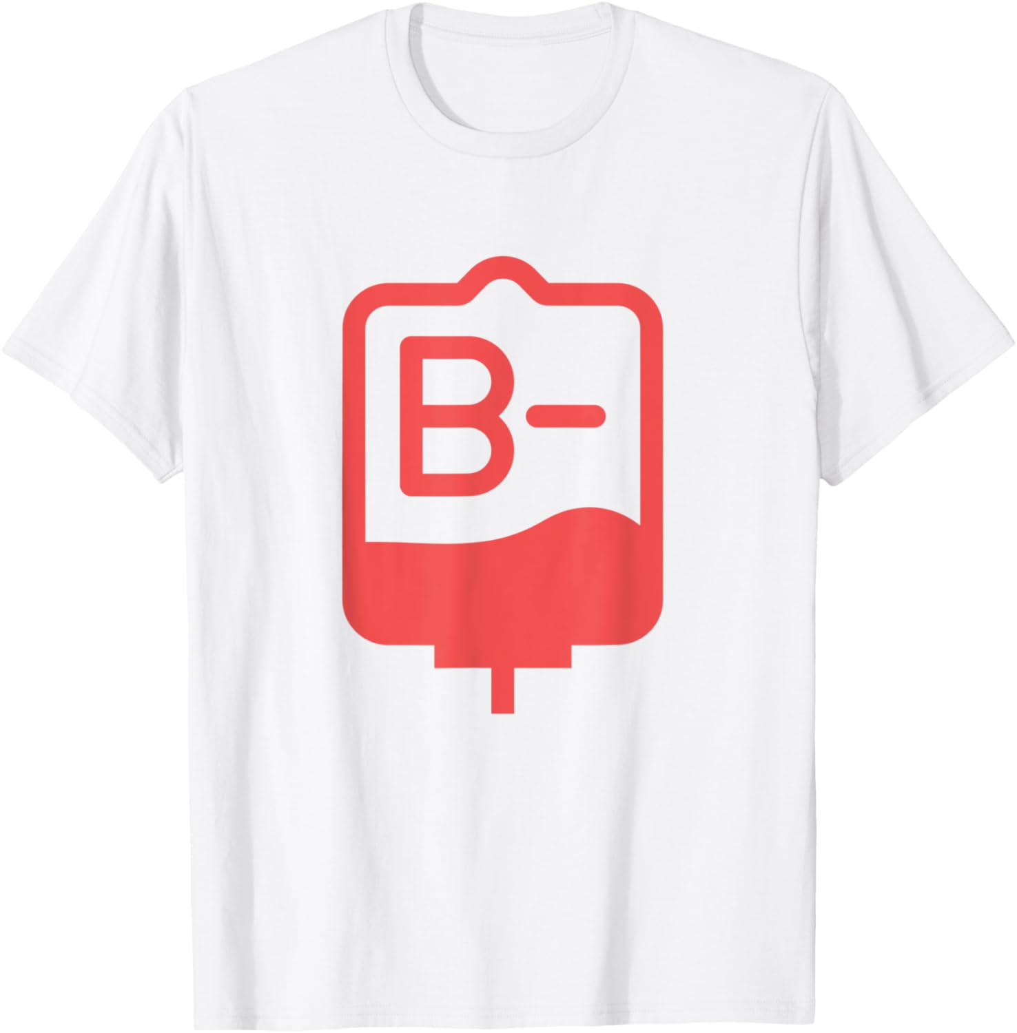 B negative blood type Costume T-Shirt men and women can wear, black ...