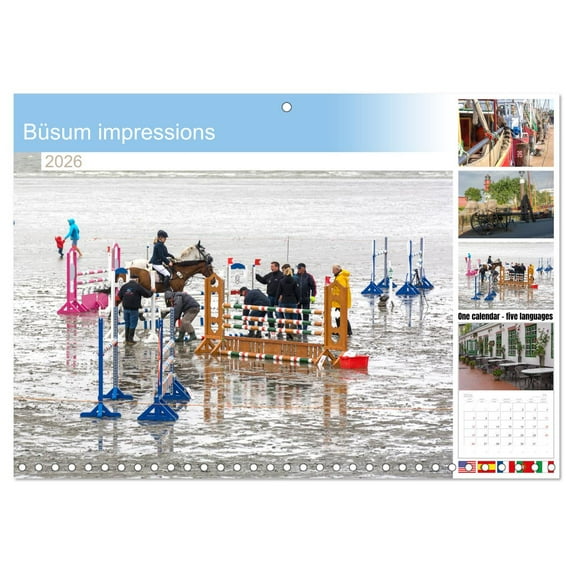 Büsum impressions (Monthly Wall Calendar 2026 11.7 x 16.5 (open ...