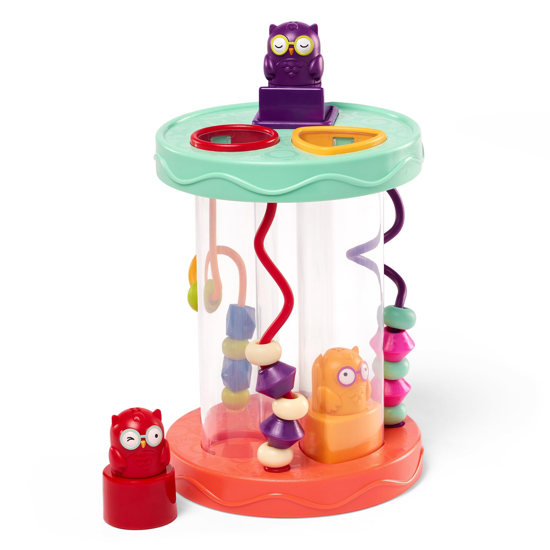 B. toys- B. baby DHF10 - Baby Shape Sorter - Sorting Toy with 3 Owls ...