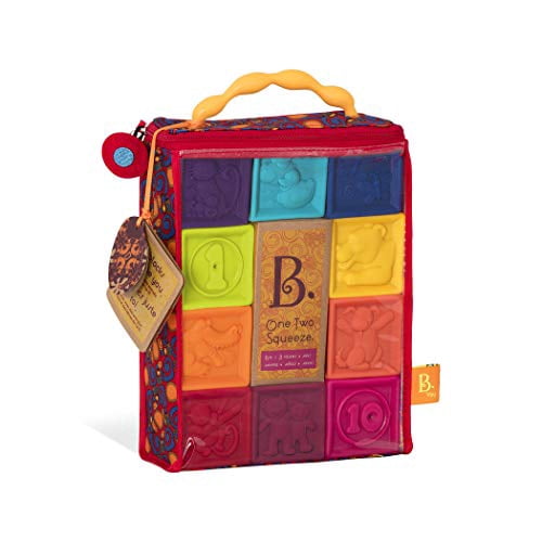B. Toys B. One Two Squeeze Blocks - Walmart.com