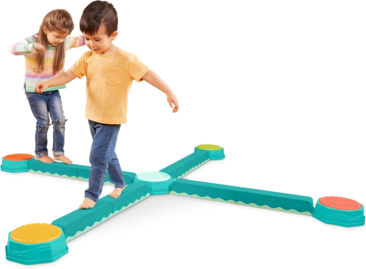 B. toys – Balance Beam for Kids – Interlocking Balancing Beams – 5 ...