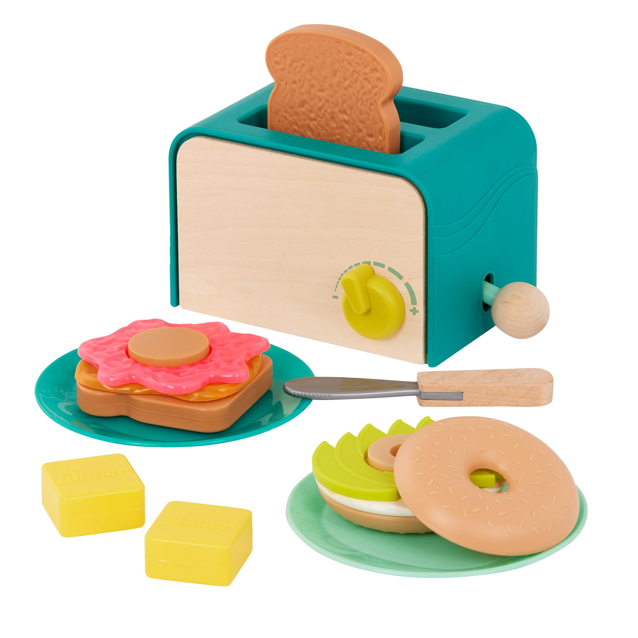 B. toys – Mini Chef – Toaster Playset – Pretend Play Breakfast Playset ...