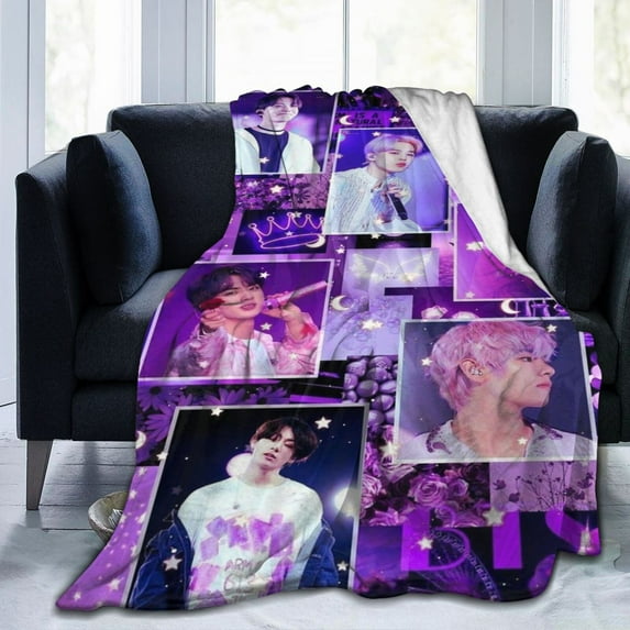 B-ts Blanket - Ultra Soft Plush Blanket with Korean Idol Group Design ...