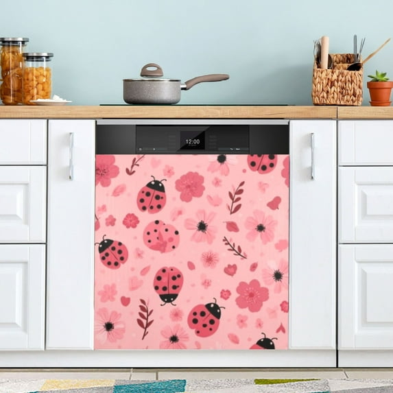 B01P22035BZSMCE Dishwasher Magnet Cover Magnetic Sticker Creatively ...