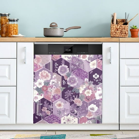 B01P22035BZSMCE Dishwasher Magnet Cover Magnetic Sticker Creatively ...