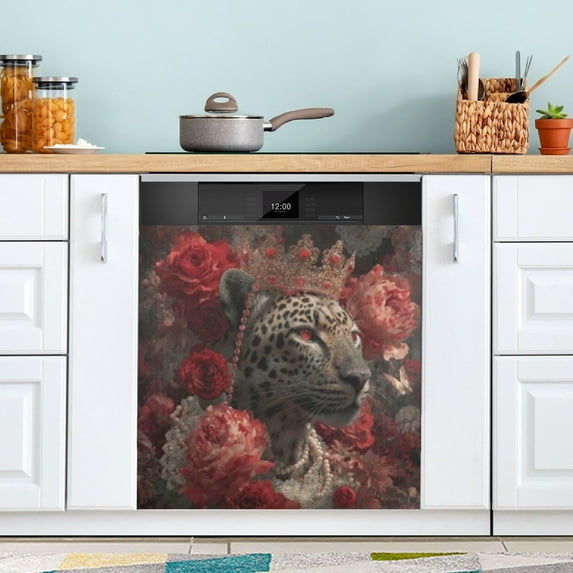 B01P22035BZSMCE Dishwasher Magnet Cover Magnetic Sticker Creatively ...