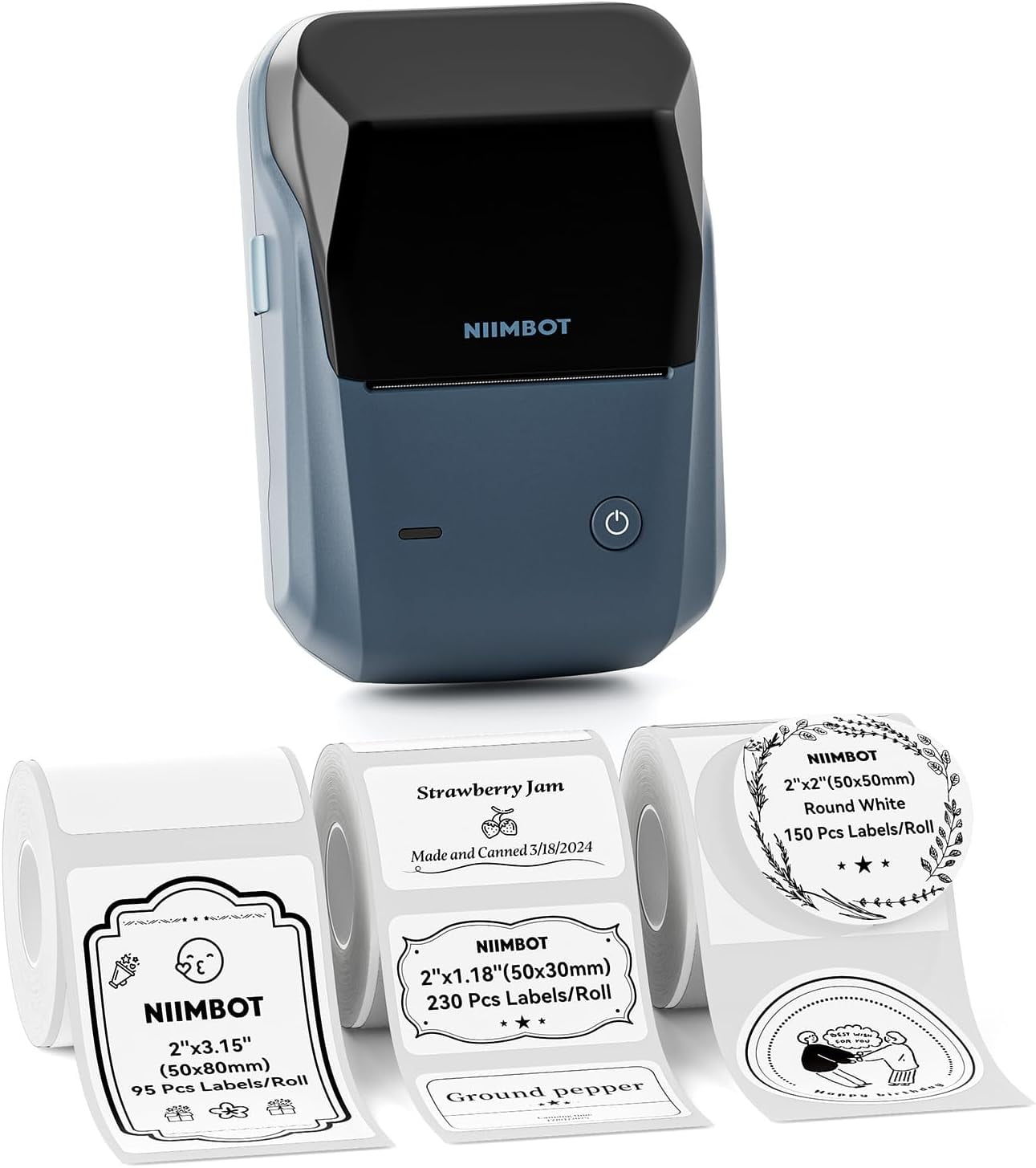 B1 Label Maker Machine, Thermal Label Printer Easy to Use for Office ...