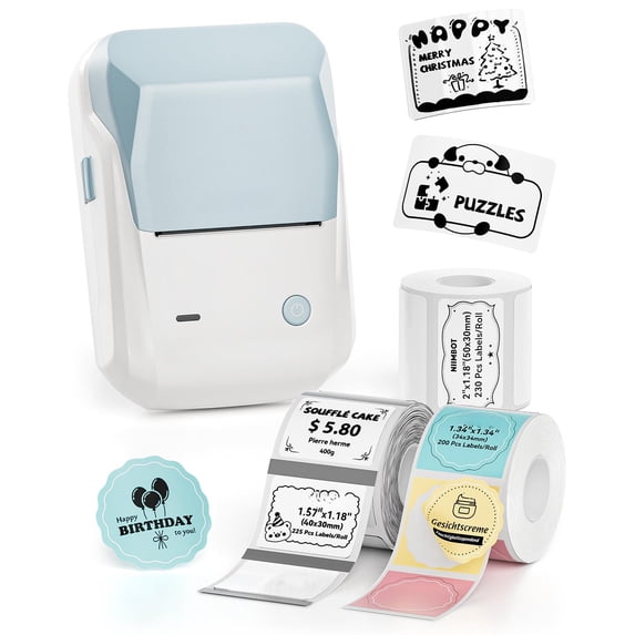 B1 Label Maker Machine Thermal Printer Easy To Use For Office Home ...