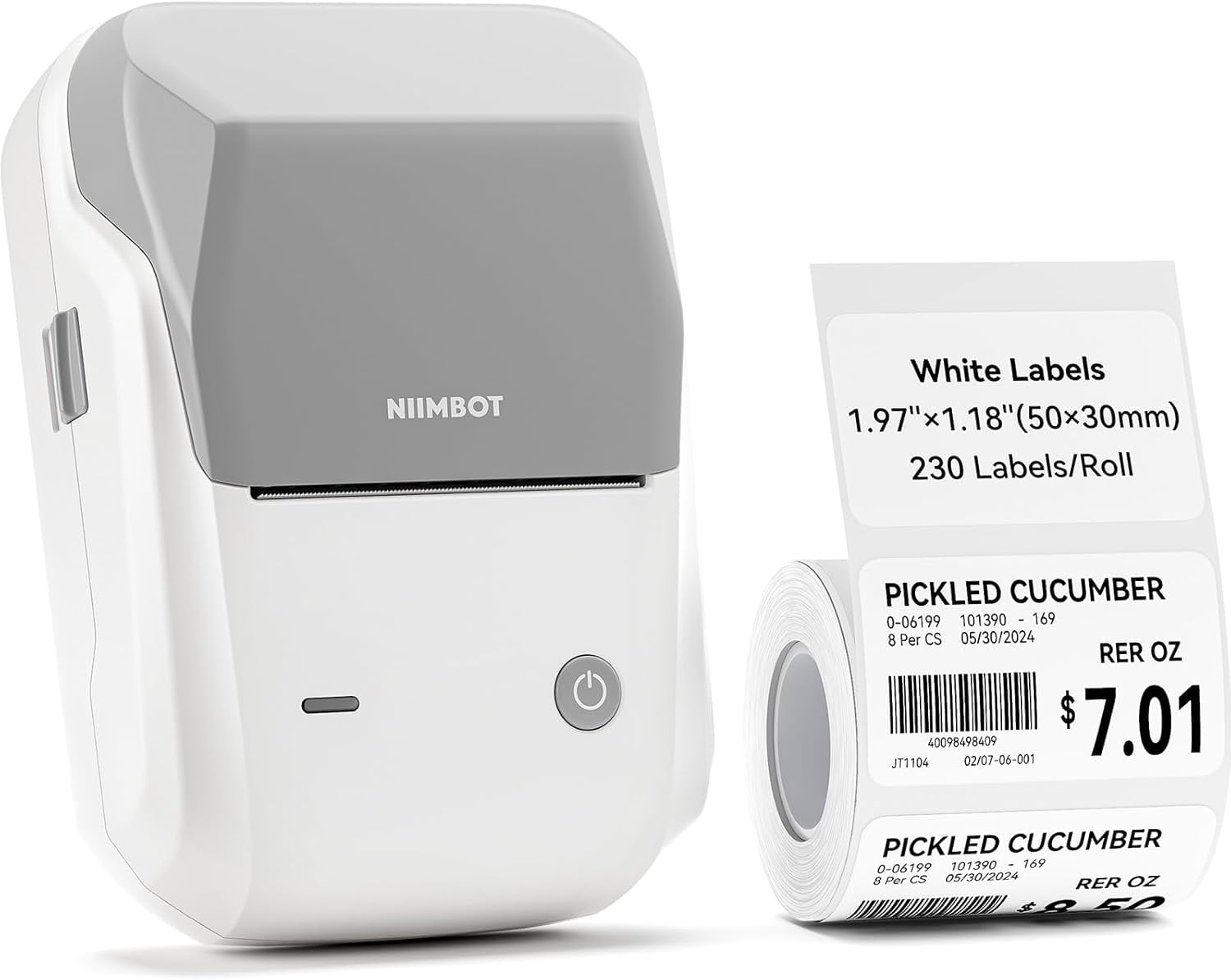 B1 Label Maker Machine with Tape, 2 Inch Portable Sticker Printer for ...