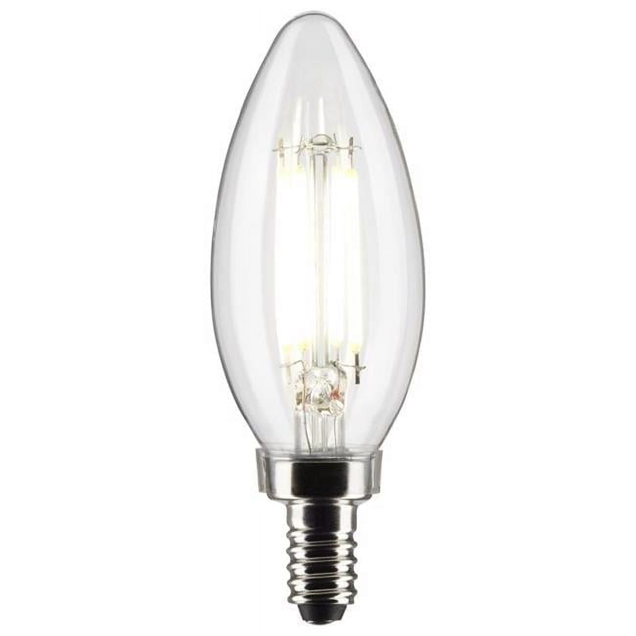B11 E12 Candelabra Filament Soft White 60W Equivalence LED Bulb, Pack ...