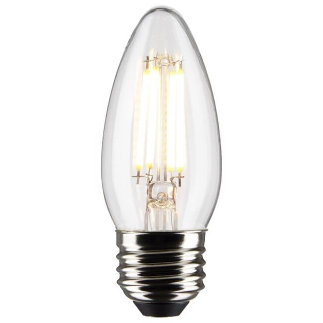 B11 E26 Medium Filament Soft White 40W Equivalence LED Bulb, Pack of 2 ...