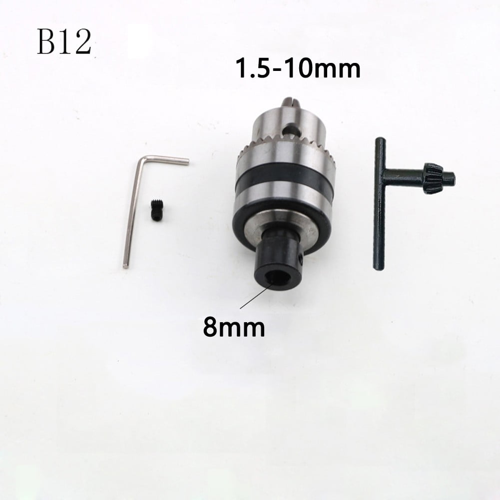 B12 Drill Chuck With Wrench Clamping Range 1.5-10Mm Cnc Machine Convert ...