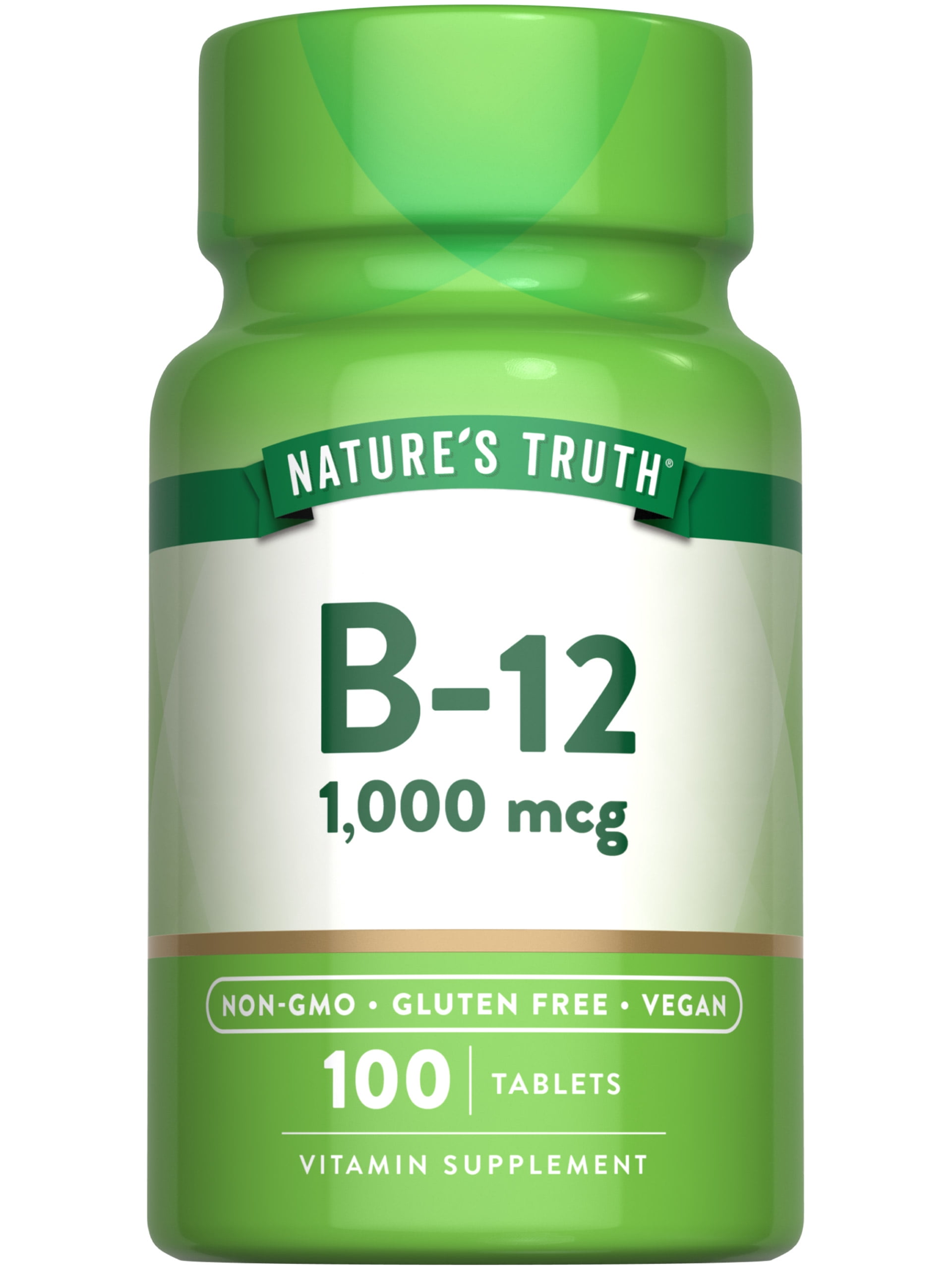 B12 Vitamin Tablets | 1000 mcg | 100 Count | For Men and Women | by ...