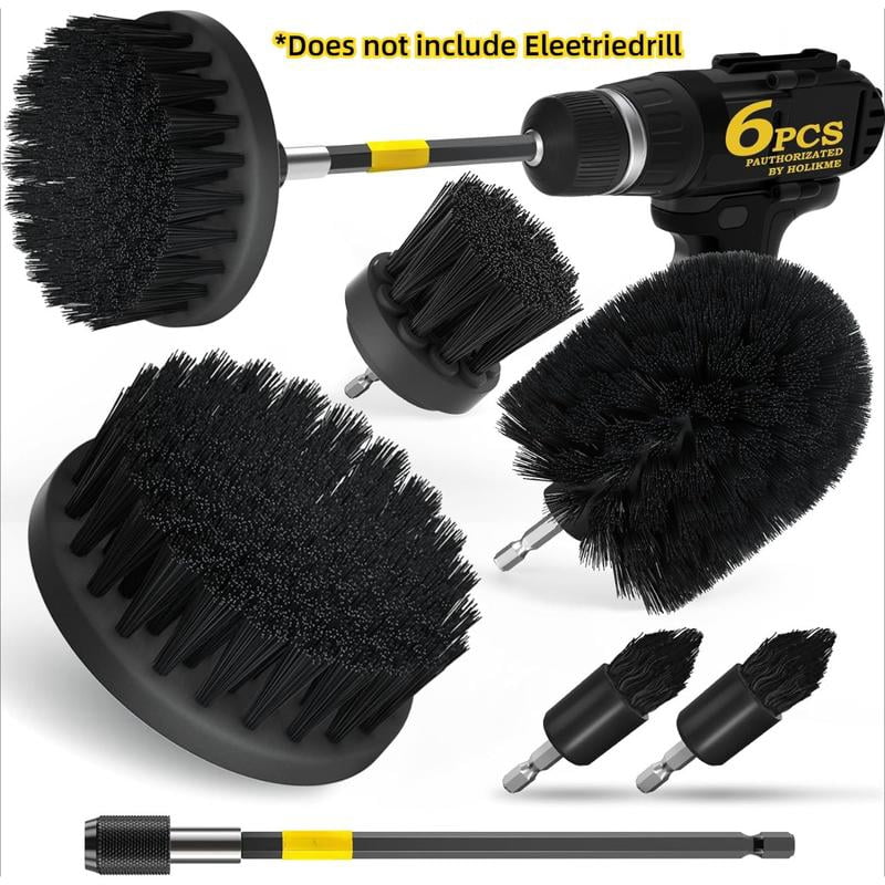 B15-8 Piece Drill Brush Attachments Set, Power Scrubber Brush with ...