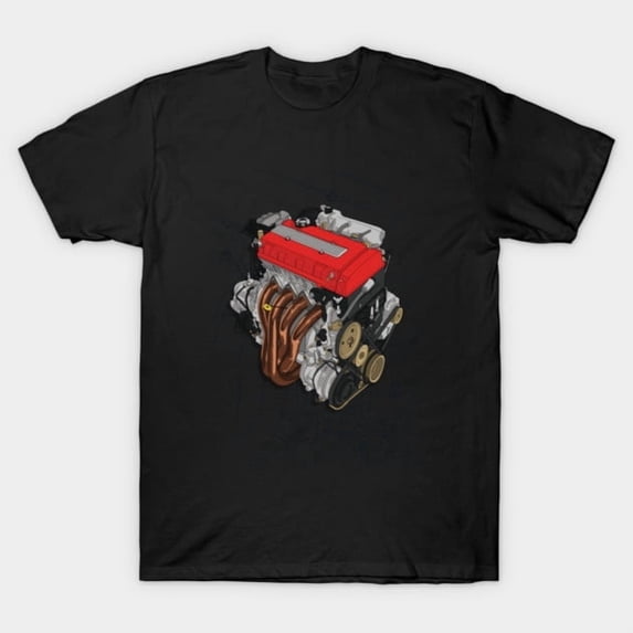 B16 Engine Vintage JDM VTEC High Revving Hatchback Tuning Unisex T ...