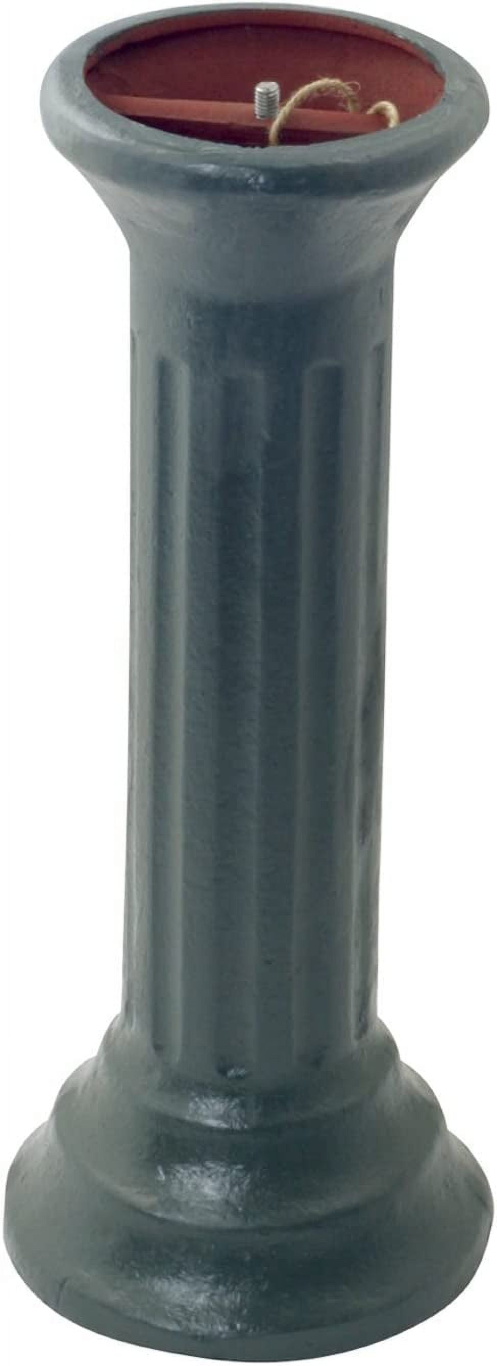 B18 Column Sundial Pedestal Base, Cast Iron with Painted Finish, 20 ...