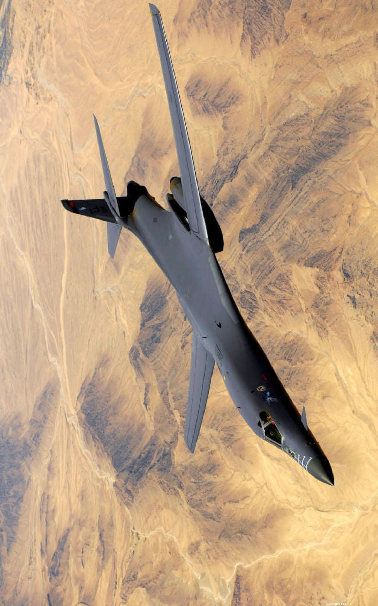 B1B Bomber Poster 12x16 Art Print on Metal Sign 12in x 16in Multi-Color ...