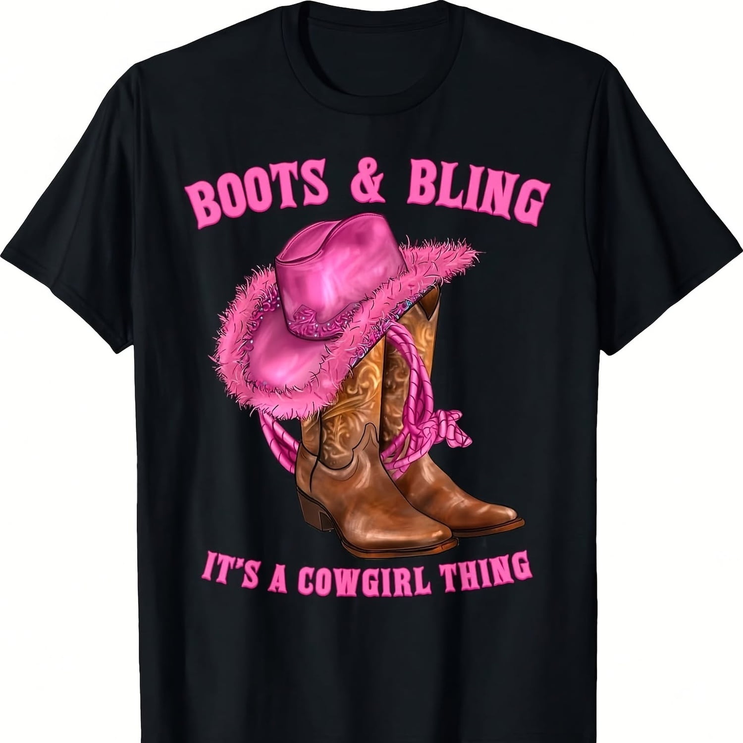 B1Oo And Bling It's A Cowgi G Western Rodeo Cowgis T-S1Hirt - Walmart.com