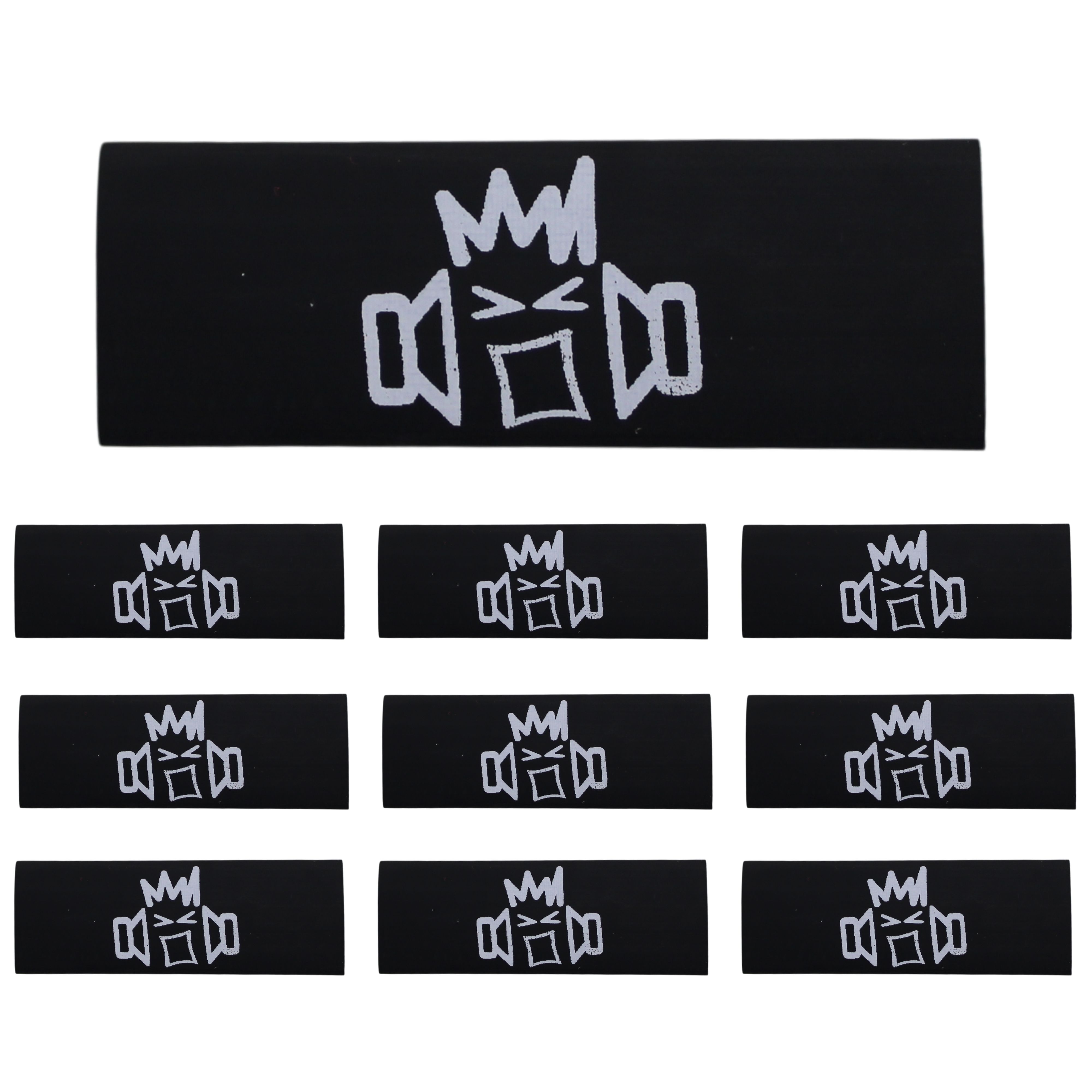 B2 Audio 10 Pack of 4 Gauge Black Heat Shrink with B2 Riot Guy Logo ...