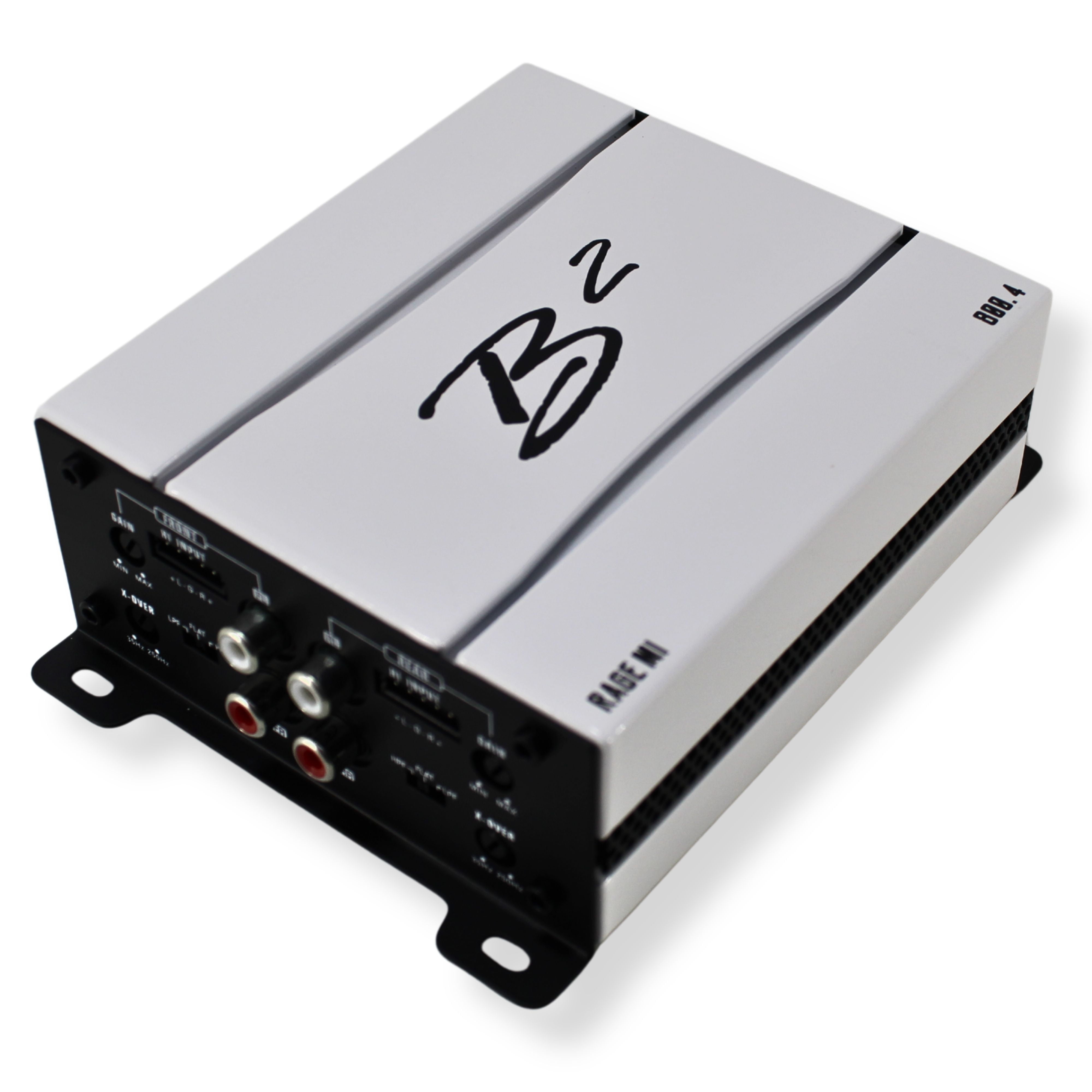 B2 Audio RAGE Micro Series 800 Watt 4-Channel 2-Ohm Class D Full Range Amplifier - Walmart.com