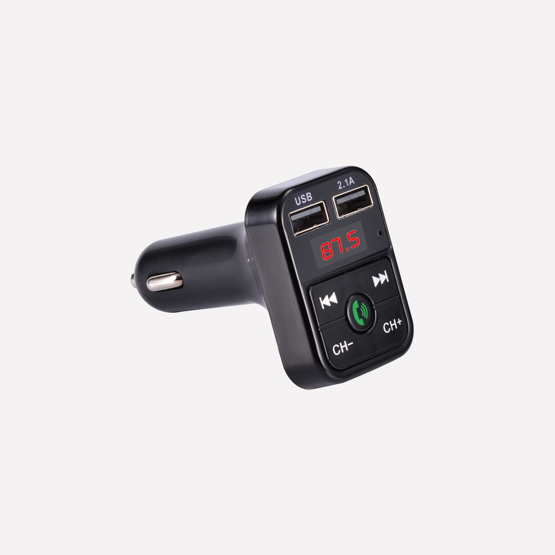 B2 Car MP3 Bluetooth Player Hands-Free Call FM Card Insertion Machine USB - Walmart.com