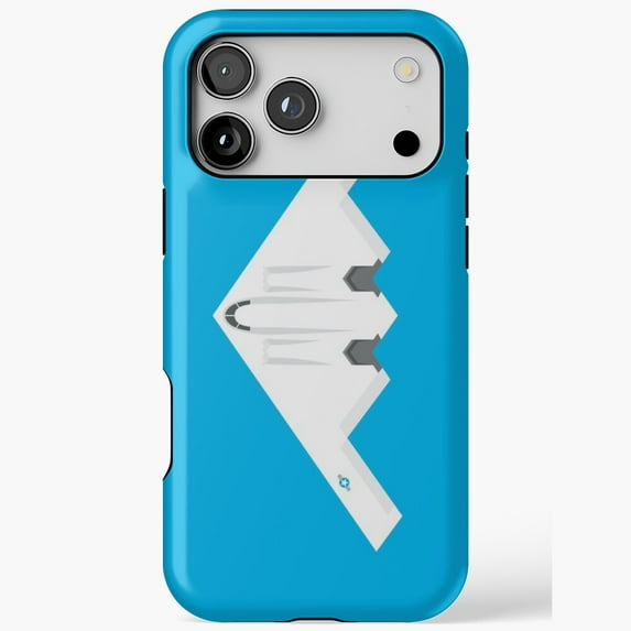 B2 Stealth Bomber Jet Aircraft Cyan Art Compatible Phone Case for ...