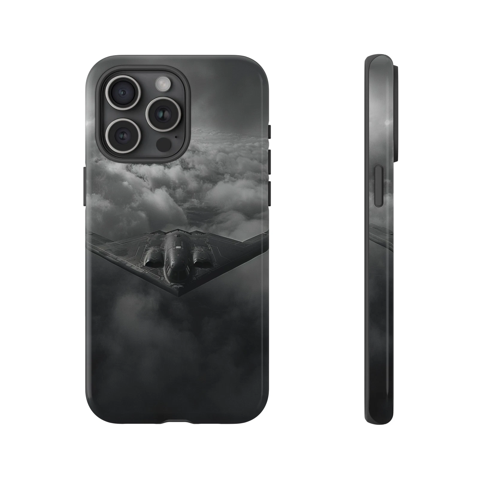 B2 Stealth Bomber Plane Art Phone Case for iPhone Case 17 to 11 Pro Max ...