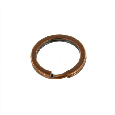 30pcs Flat Key Rings Key Chain Metal Split Ring (Round 3/4 inch ...