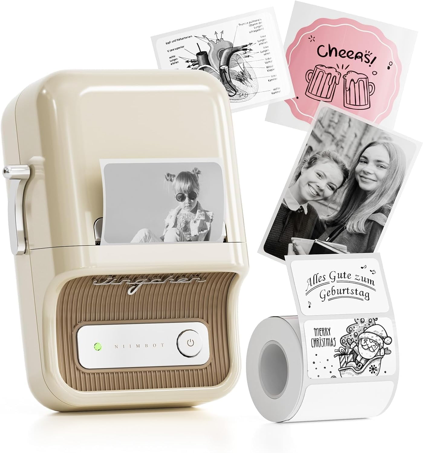 B21 Label Maker, 2 Inch Portable Thermal Printer, Maker Machine with ...