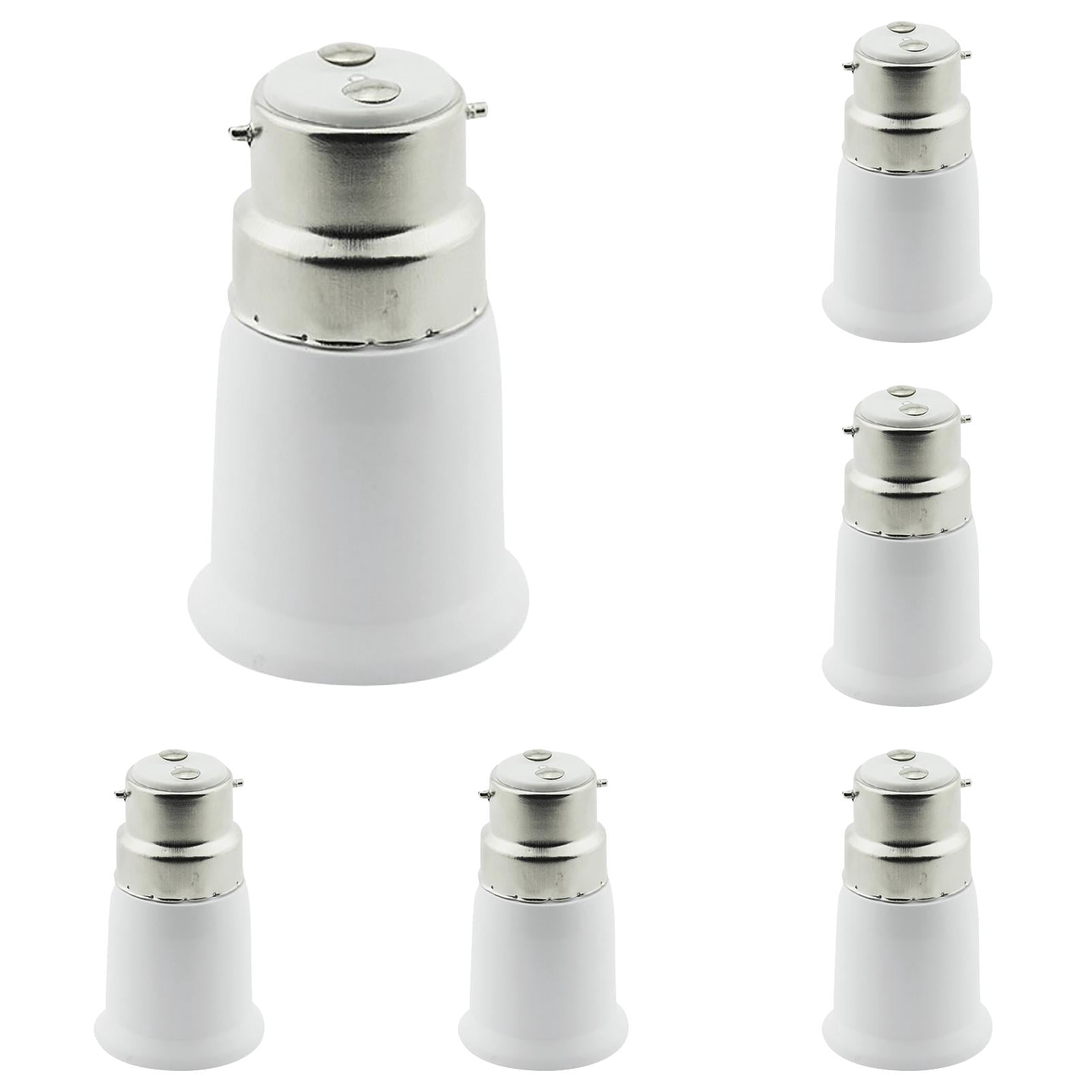 B22 to E27 Lights Bulb Socket Adapters, Bayonet Lamp Base to Screw E27 ...