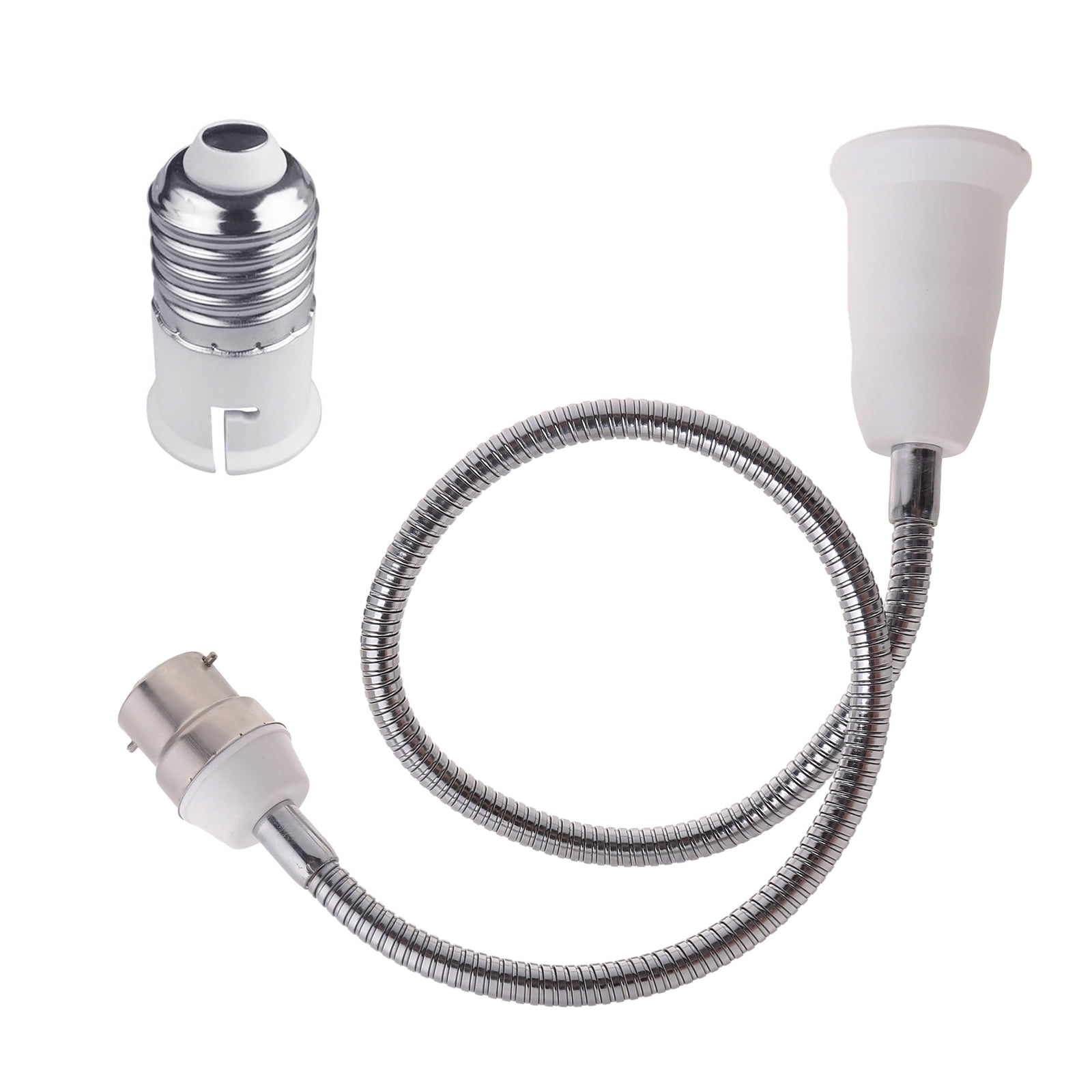 B22 to E27 Light Socket All Direction Extender Adapter Extend Change ...