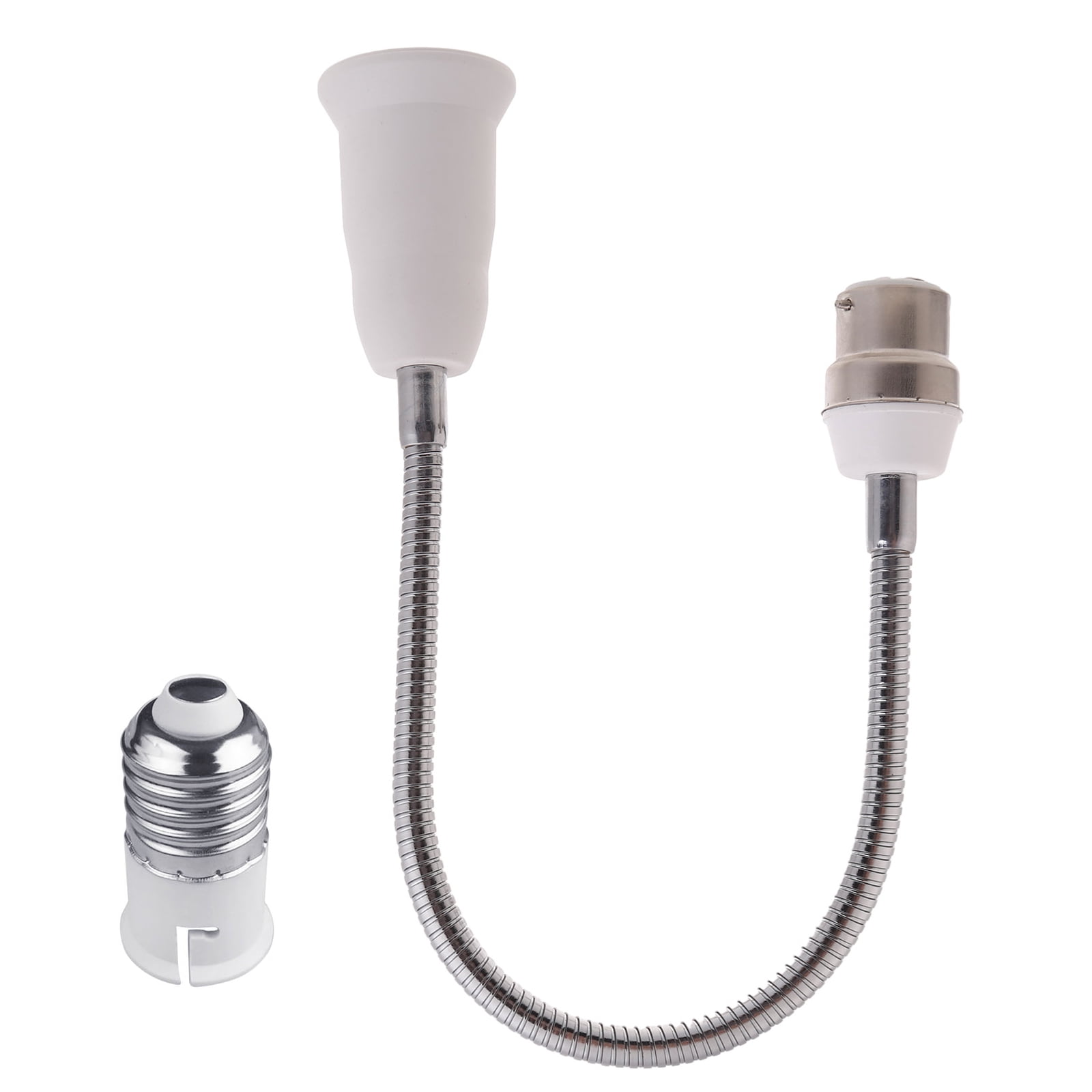 B22 to E27 Light Socket Extender Adapter Adjustable E27 to B22 Flexible ...