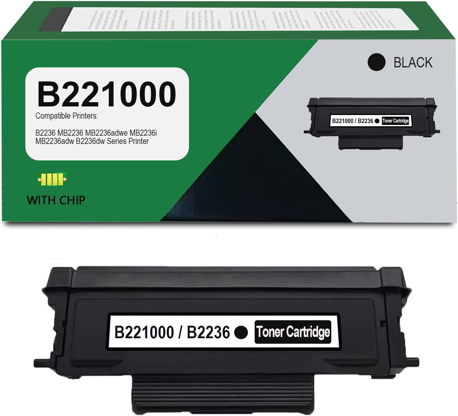 B221000 Black Toner Cartridge Replacement Comaptible for Lexmark ...