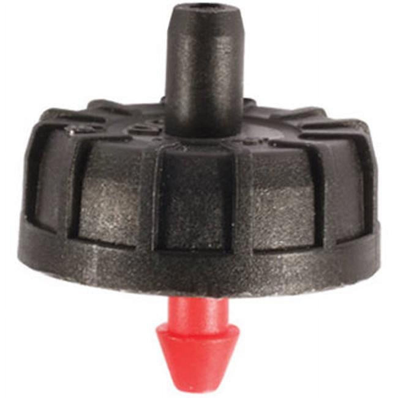 B224B 4 GPH Pressure Compensating Dripper, Black And Red, 10 Pack ...