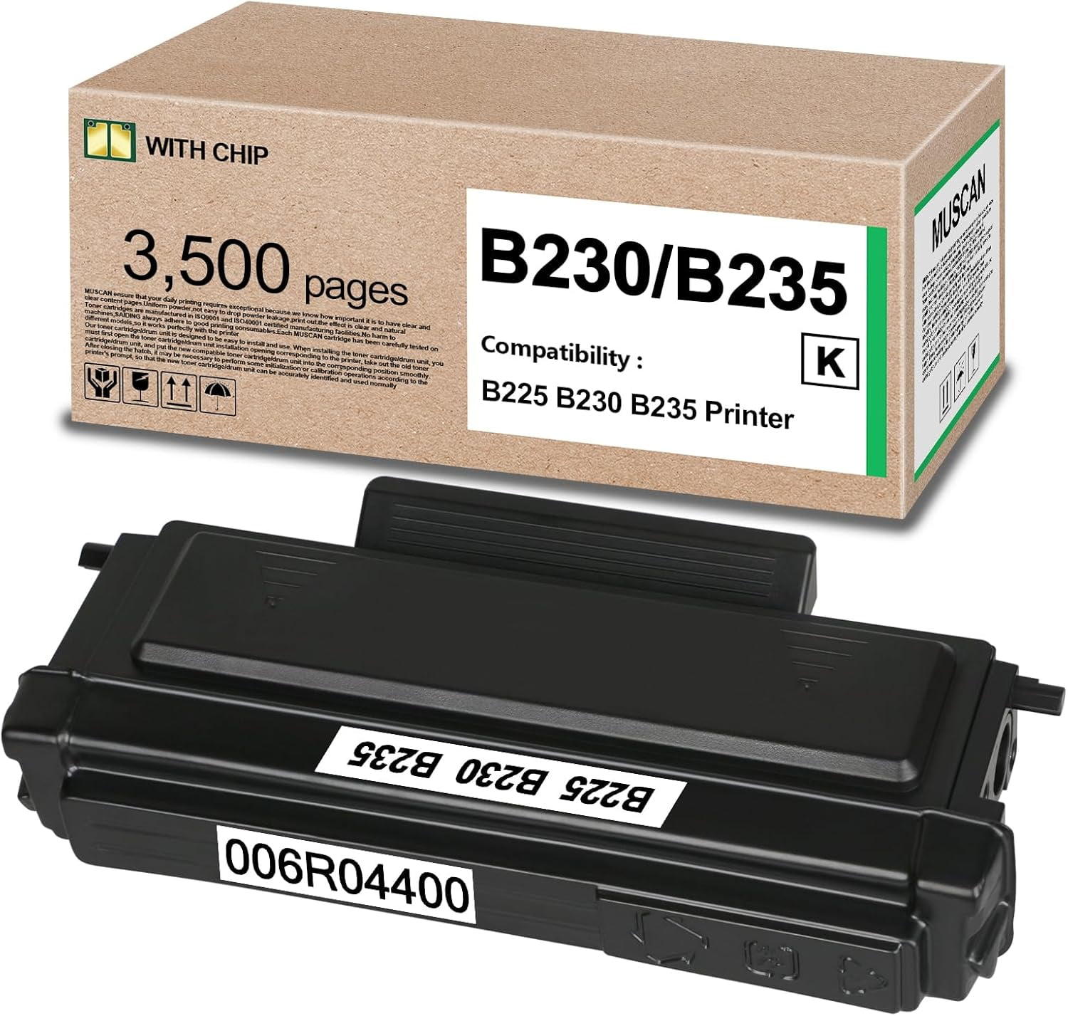 B230 B225 B235 Black High Yield Toner Cartridge with New Chip ...