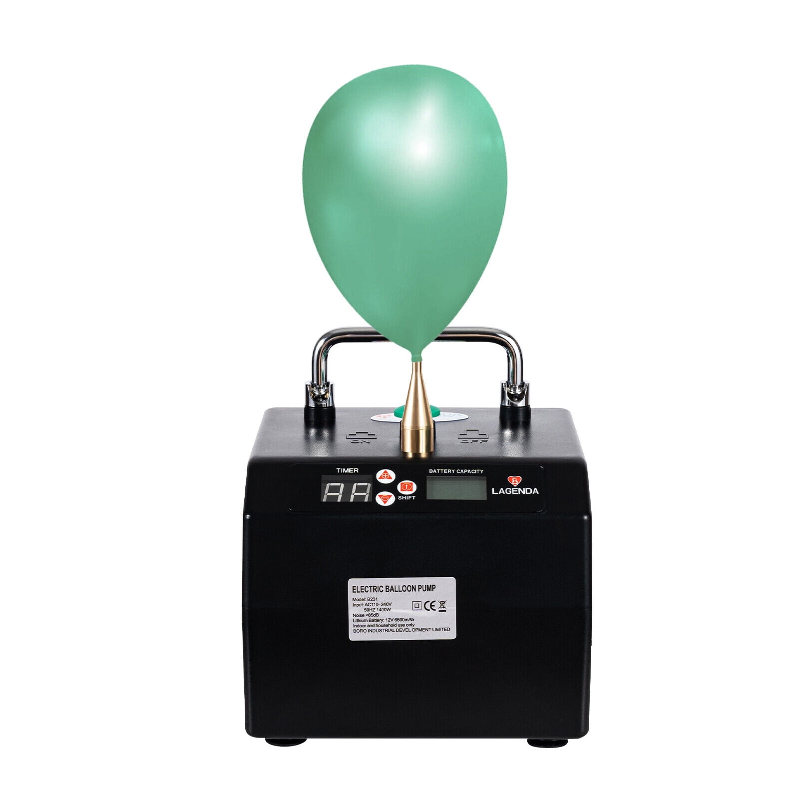 B231 Lagenda Portable Electric Balloon Inflator Pump, Air Blower ...