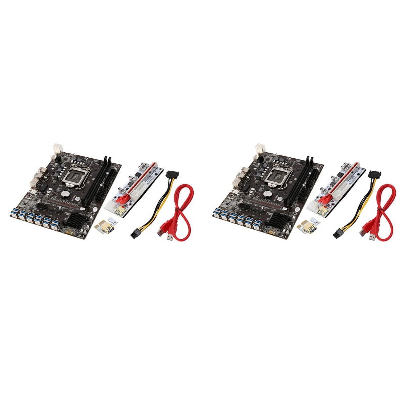 B250C BTC Mining Motherboard+VER010X PCIE Riser 12XPCIE - Walmart.com